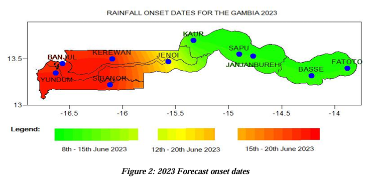 Seosonal Rainfall Forecast 2023